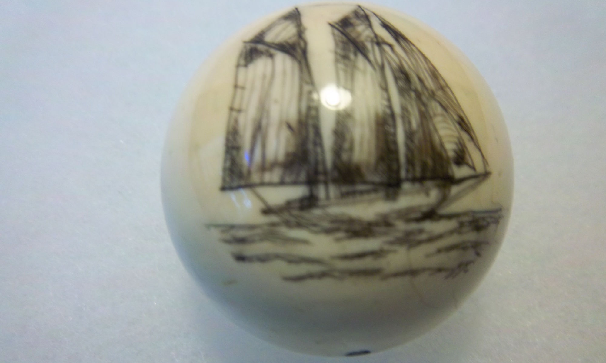 Scrimshaw: A Cro-Magnon Marble - The Secret Life of Marbles